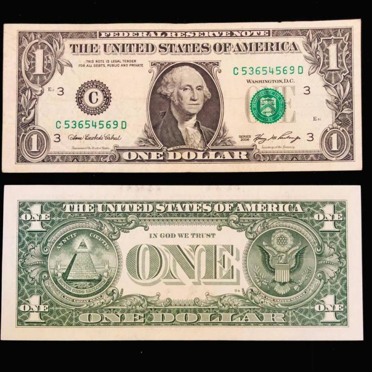 USA 1 Dollar Issue UNC Unique World Banknote Collection Unique And Rare ...