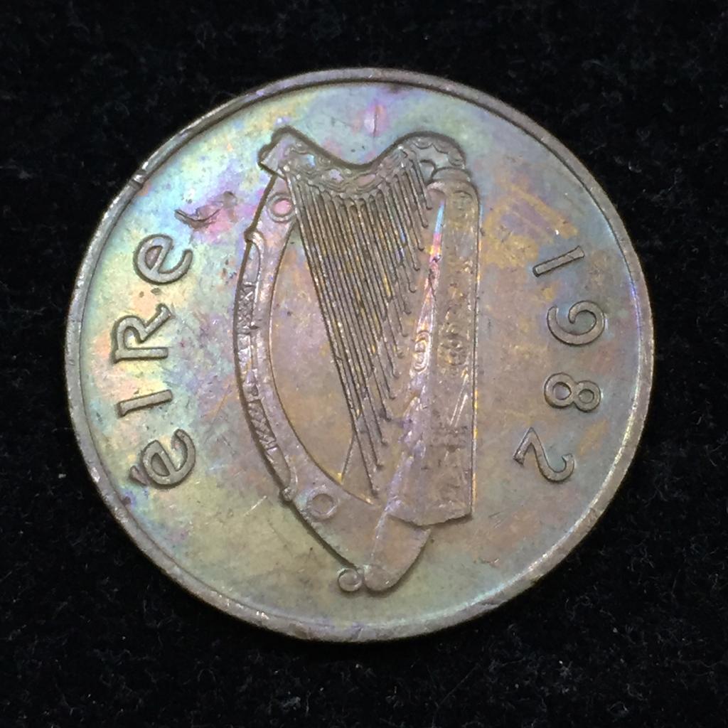 Ireland 2 Pence 1982 non-magnetic rare Coin Lowest price #L-390 ...