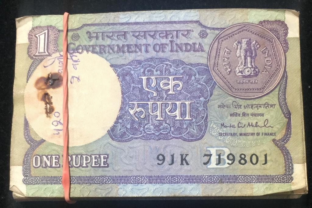 One Rupees Series 1991 Mantok Singh Series Pin Rusted Lowest Price ...
