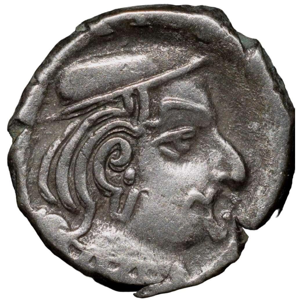 Silver Drachma Coin of Visvasimha (AD 275-82) of Western Kshatrapas ...