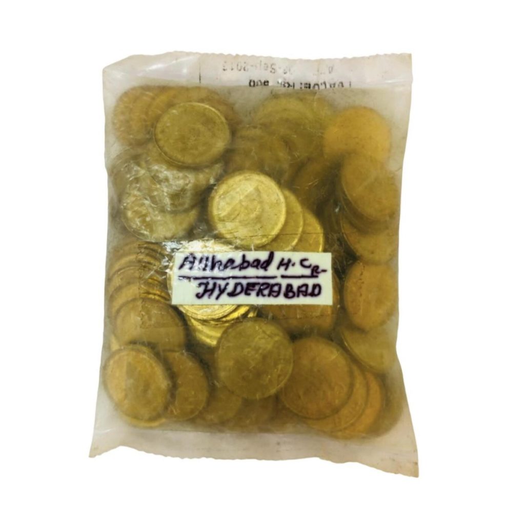 Rs 5 150th Anniversary of Allahabad High Court RBI Seal 100 Coin Pouch ...