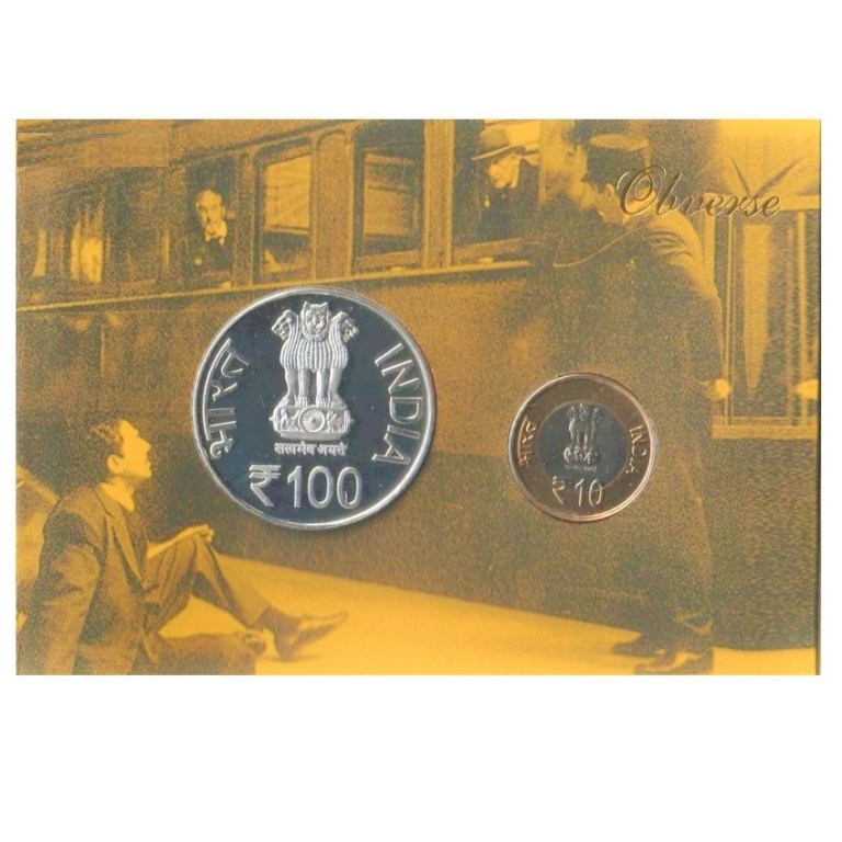 UNC Set 100 and 10 Rupees India celebrates centenary of Mhatma Gandhi’s ...
