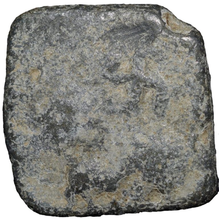 Lead Coin of Satavahana Dynasty (1st Cen. BC) from Nashik Region Lion ...