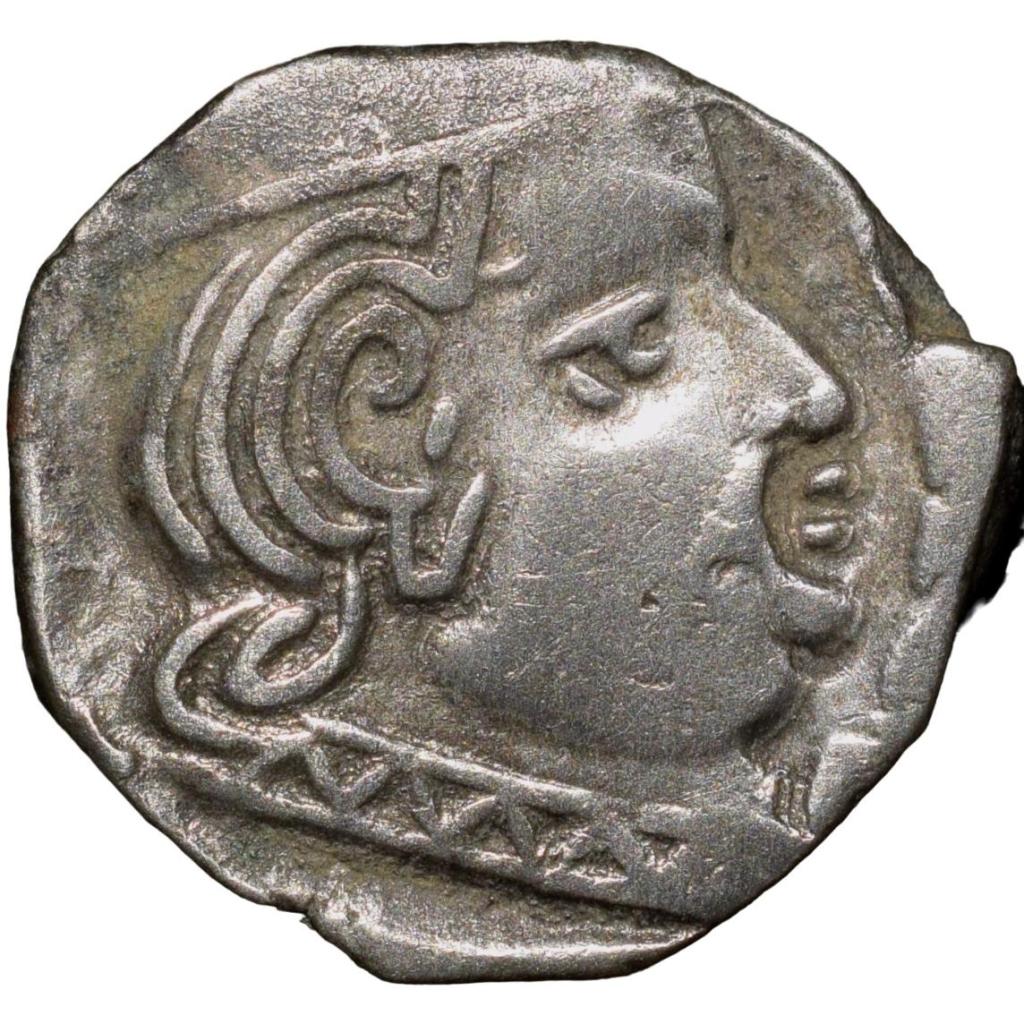 Silver Drachma Coin of Visvasimha (AD 275-82) of Western Kshatrapas ...