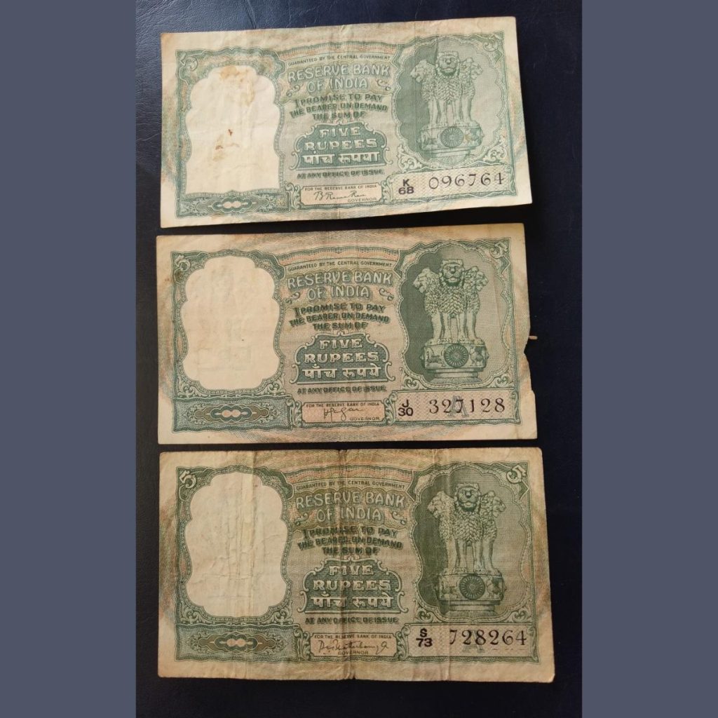 5₹ BIG 💪SIZE FAFDA NOTES 3 different signature & DIFFERENT DESIGN 1 B ...