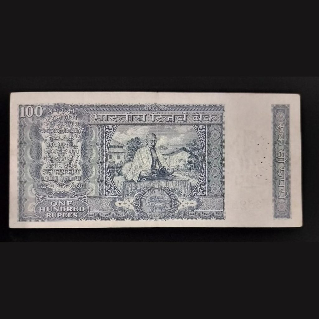 100 Rupee Ghandhi Note Signed by L.K JHA GEM UNC Condition Serial no AA ...