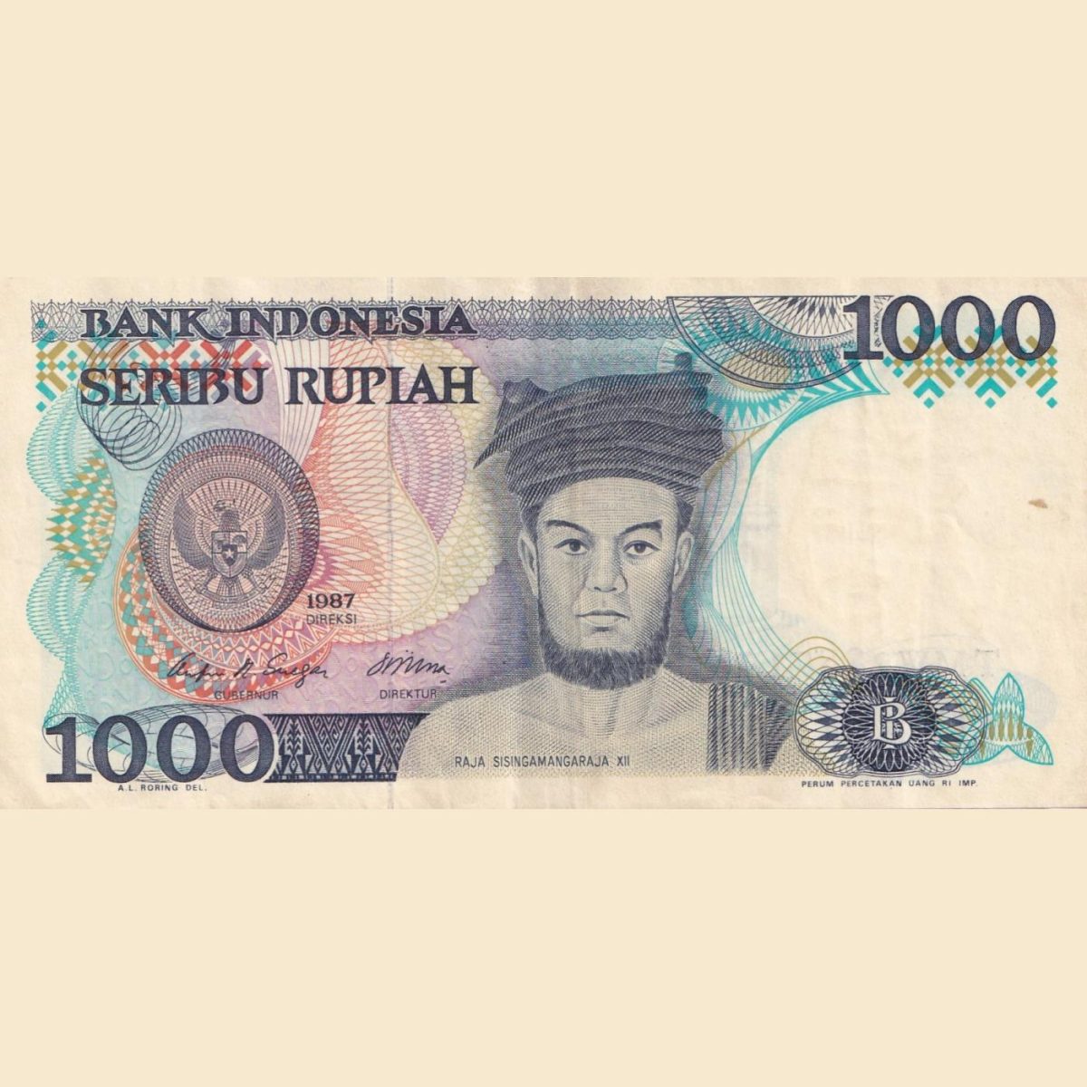 Indonesia 1000 Seribu Rupiah Rare Lowest Price Bank Note - Coinbazzar.com