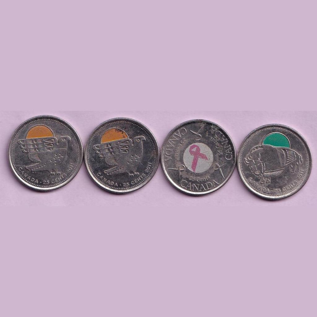 Canada 4 Different Colour Set Coin – Coinbazzar.com