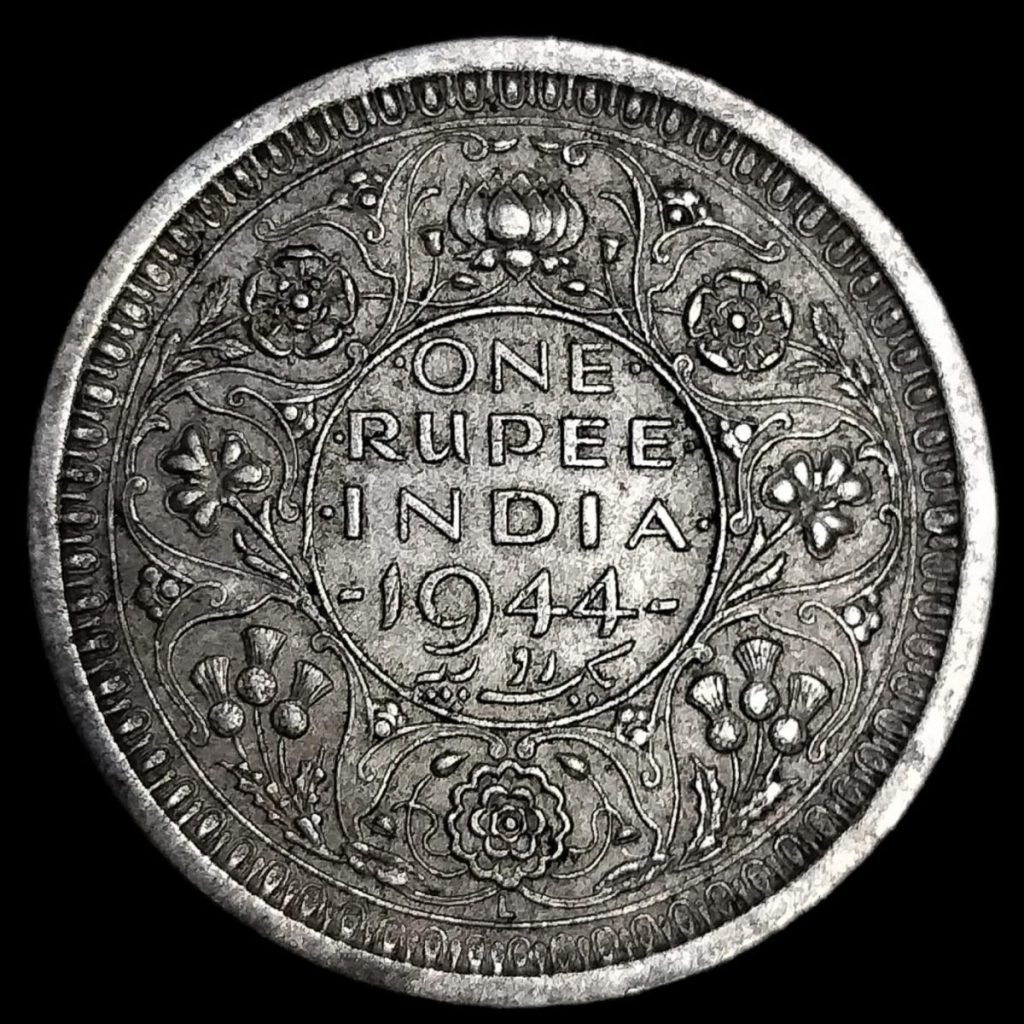 One Rupee 1944 GEORGE VI KING EMPEROR - Coinbazzar.com