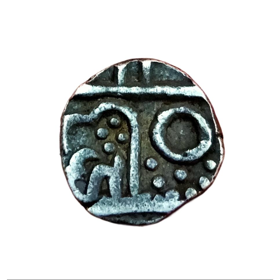 BARODA STATE Silver 1/2 Rupee "JI" Written Name of JIYA RAO SINDHYA ...