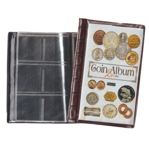 20 Pocket Coin Album by Craft Five High Quality Small Size Pocket Album ...