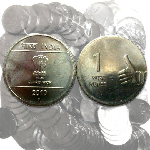 Rs 1 RBI 100 Coin Seal Pouch Republic India Issue 2010 Mumbai Mint Rare ...