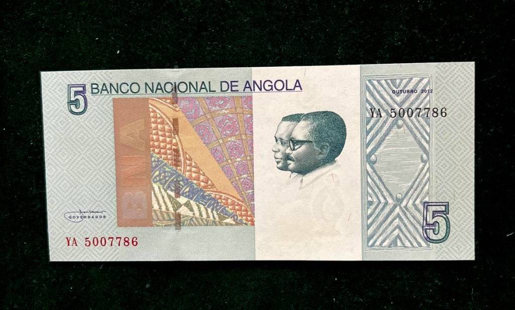 ANGOLA 5 KWANZA World Bank note Series ending 786 Unique and Rare ...