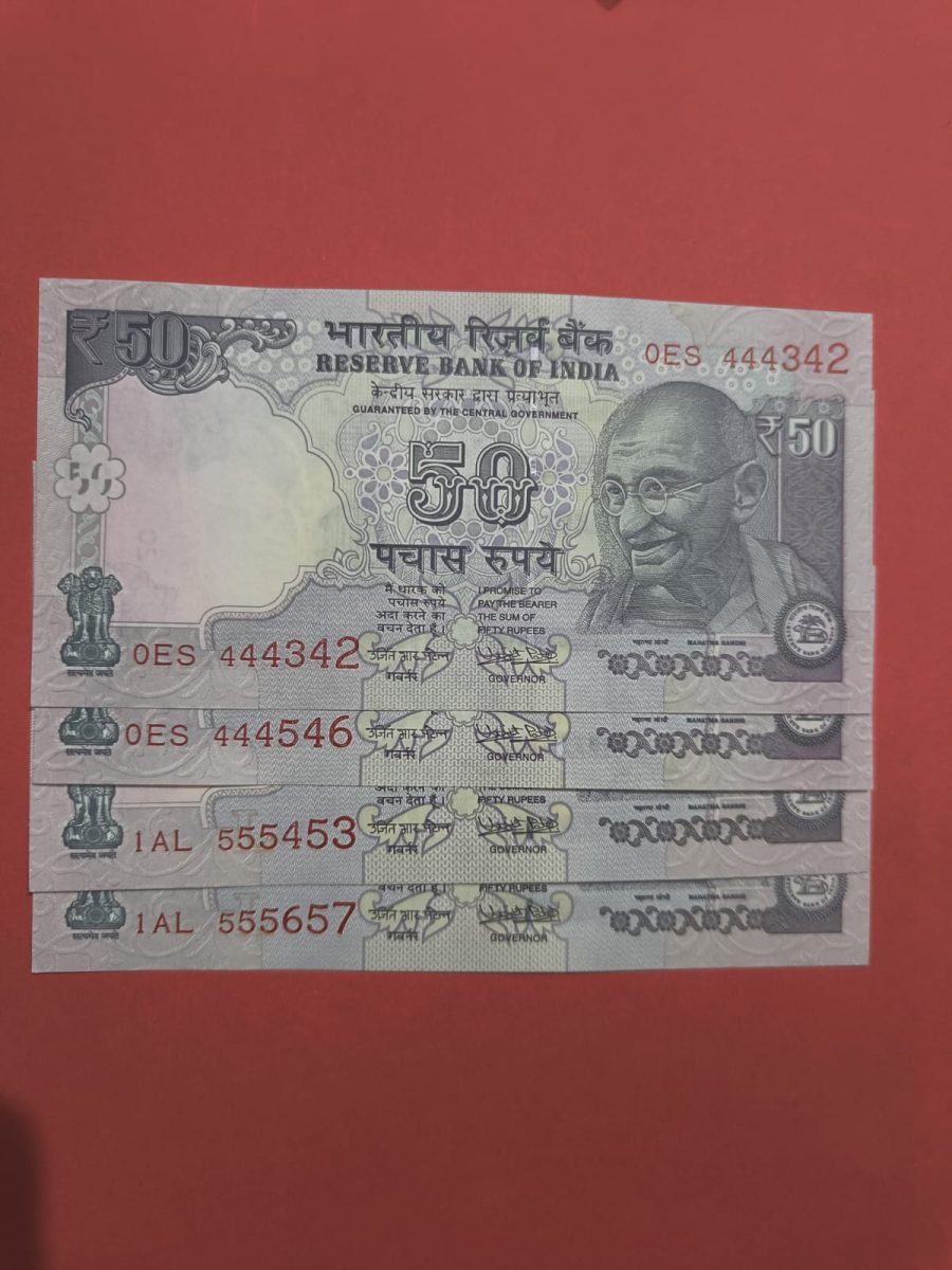 50 Rs Old Issue Ladder and Reverse Ladder Number with Same Prefix ...