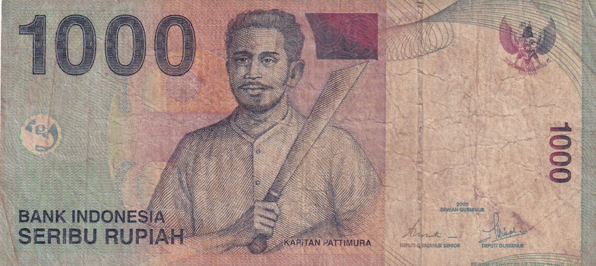 Indonesia 1000 Rupiah Lowest Price Note #b-2 - Coinbazzar.com