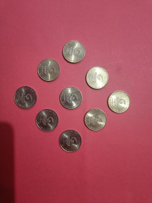 5 Rs Delhi Asian Games GEM UNC Coins (Set of 9 Coins) – Coinbazzar.com