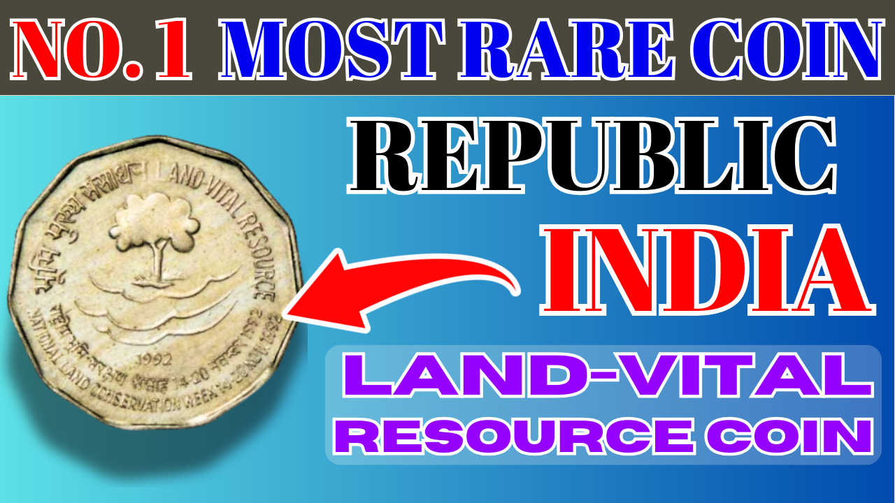 Number One Most Rare of 2 Rupee Land Vital Coins | Indian Most Rare ...