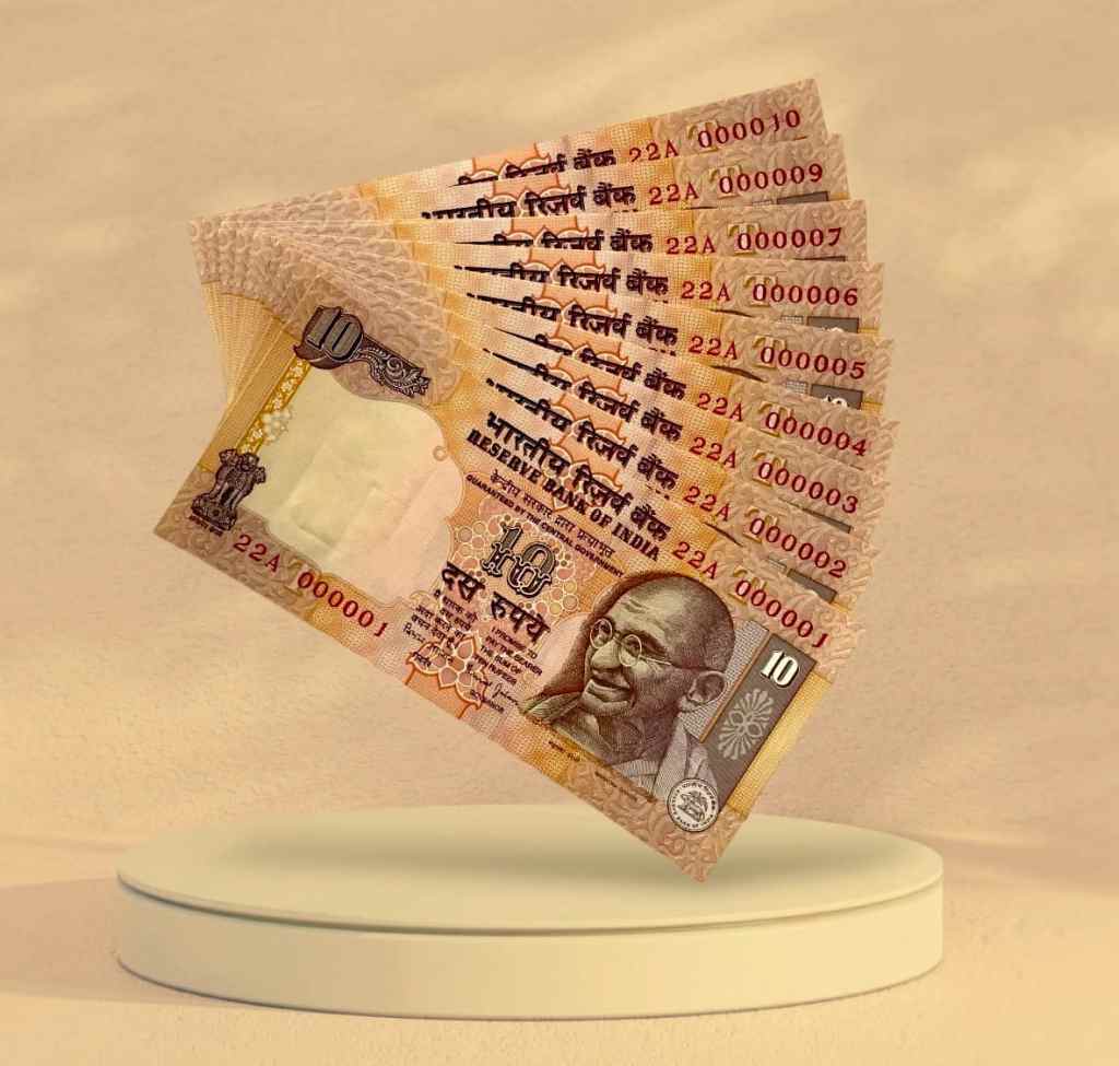 RS 10 India Banknote Rare Issue Low Serial 000001 To 000010 Signed By BIMAL JALAN Inset T Unique ...
