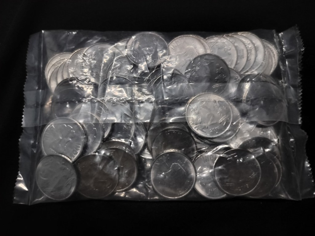 2 RUPEE RBI SEALED PACK PACKET 2018 MUMBAI - Coinbazzar.com