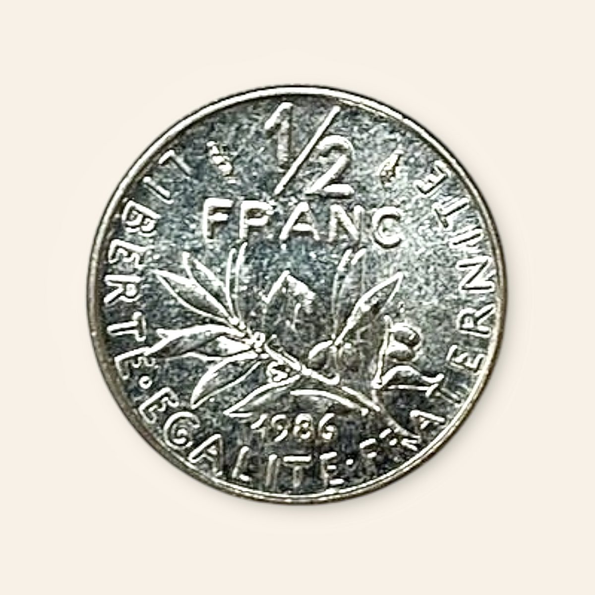 Half Franc coin from 1986 Very Unique and rare - Coinbazzar.com
