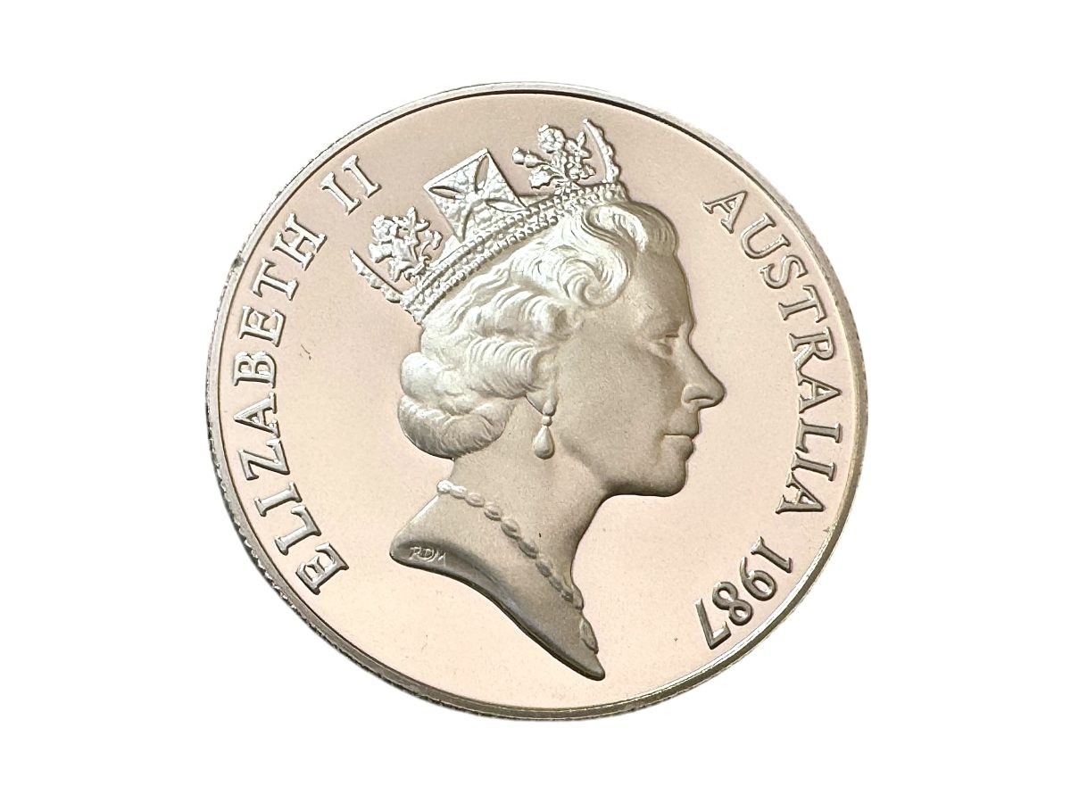 Australia 10 Dollar Silver 1987 Very Unique and Rare Proof Coin 20 gms ...