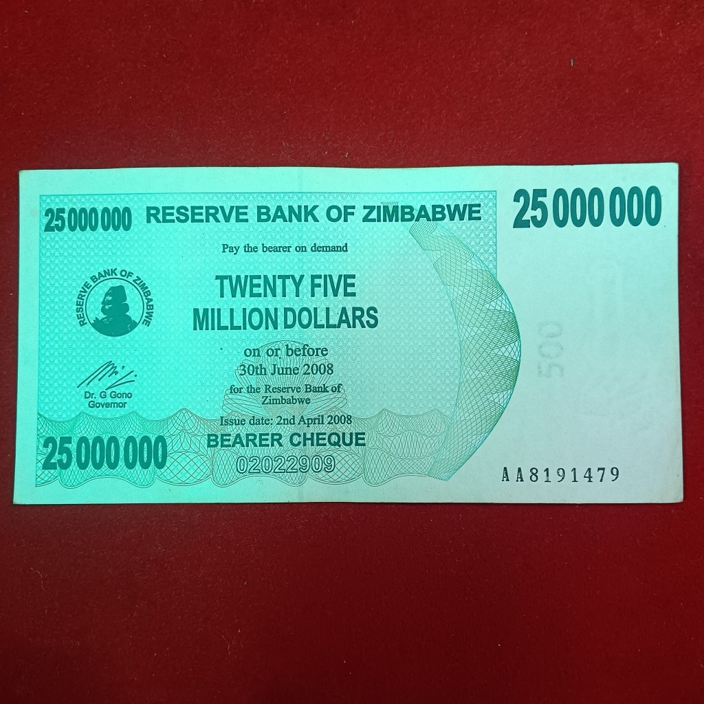 25000000 Twenty Five Million Dollars Issue Date 2 Bd April 2008 Reserve ...