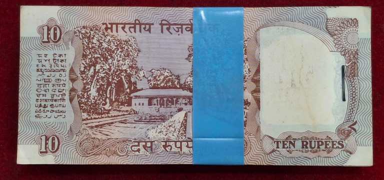 10 RUPEES SHALIMAR GOVERNOR S.VENKATARAMAN RARE ( 100 NOTE ) SERIAL ...