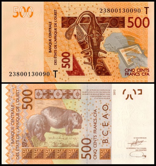 West African States Togo 500 Francs World Banknote 2023 P819tl UNC ...