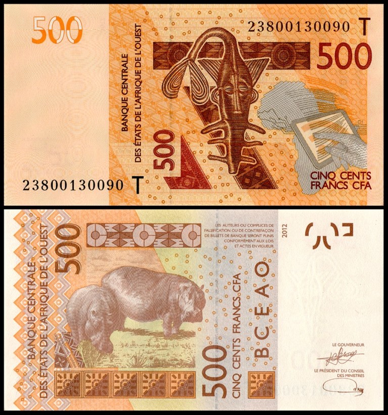 West African States Togo 500 Francs World Banknote 2023 P819tl UNC ...