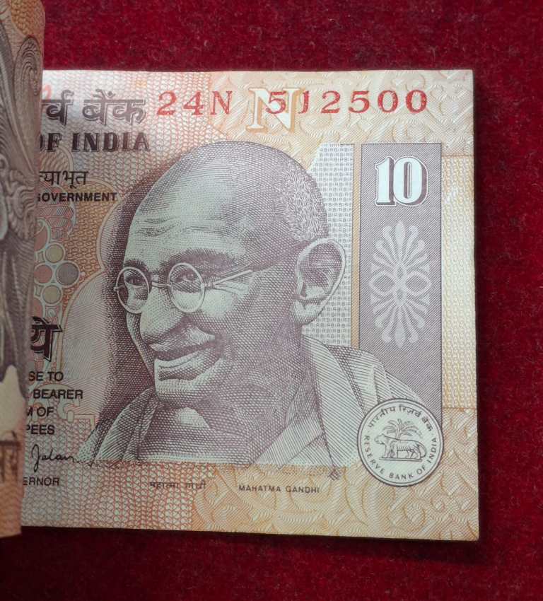 10 RUPEES GOVERNOR BIMAL JALAN RARE ( 100 NOTES) SERIAL PACKET UNC ...