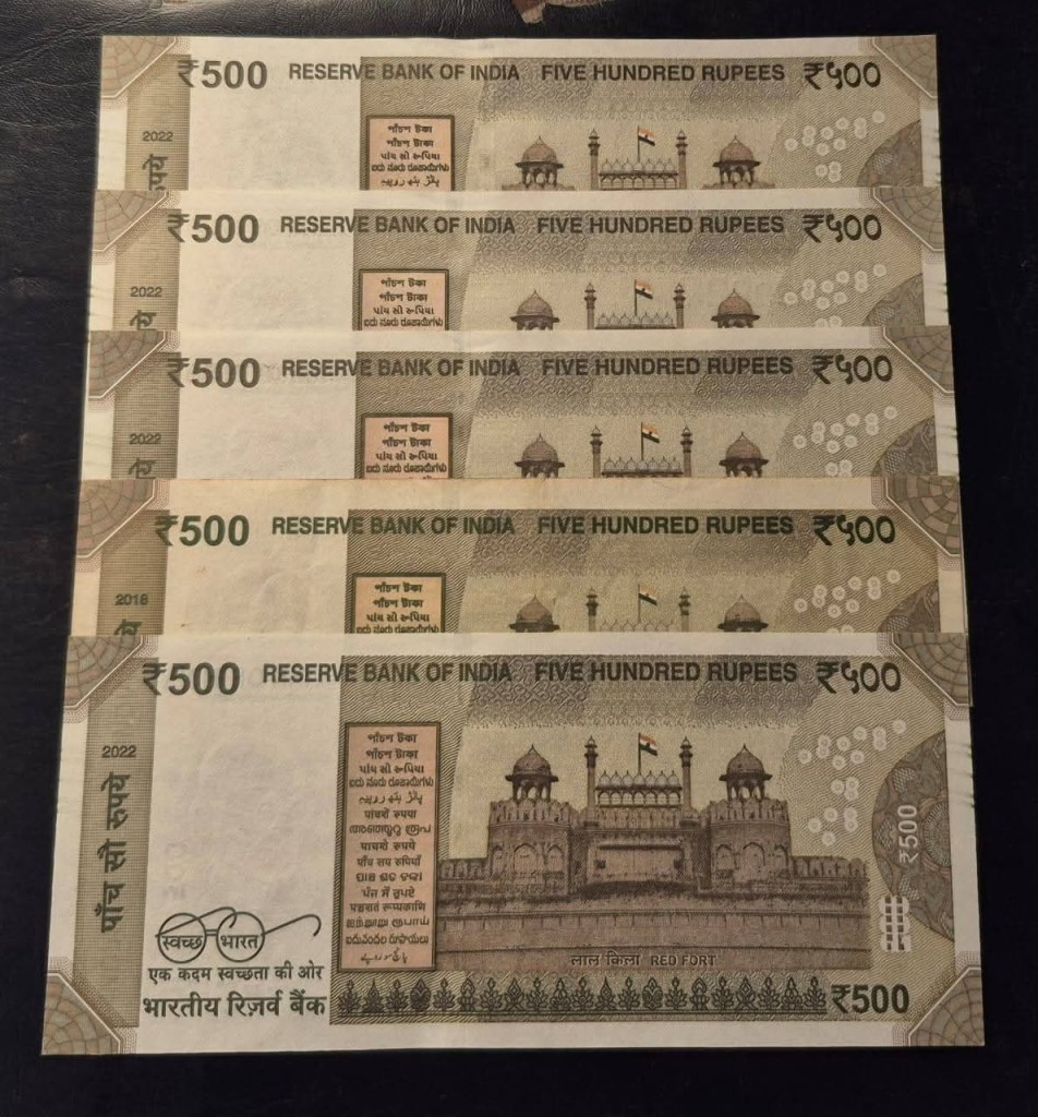 Fancy numbers set 5 different fancy numbers in ₹500 111111 222222 333333 444444 555555 Gem unc ...