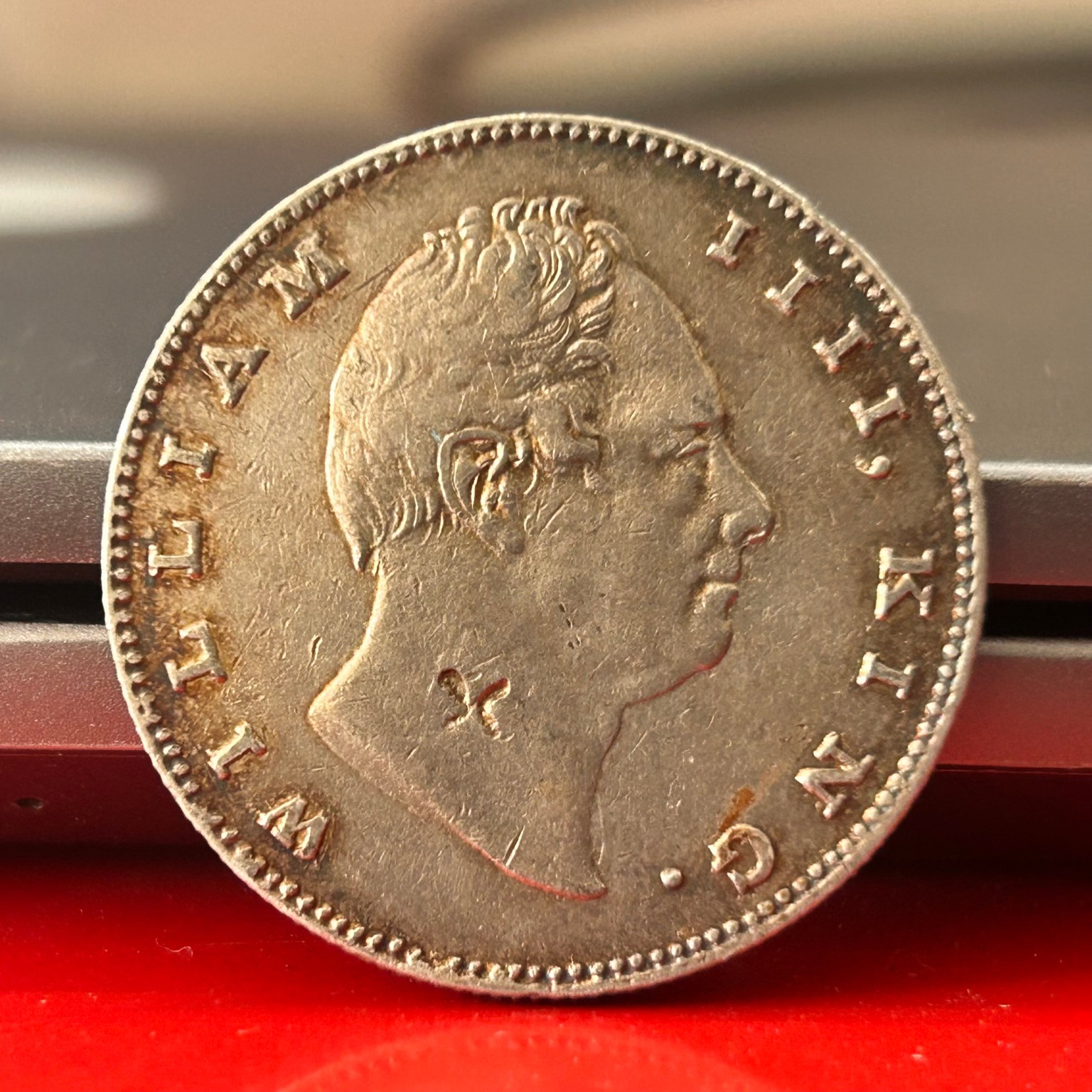 Rare One Rupee 1835 Plain Neck Silver Coin of King William IV ...