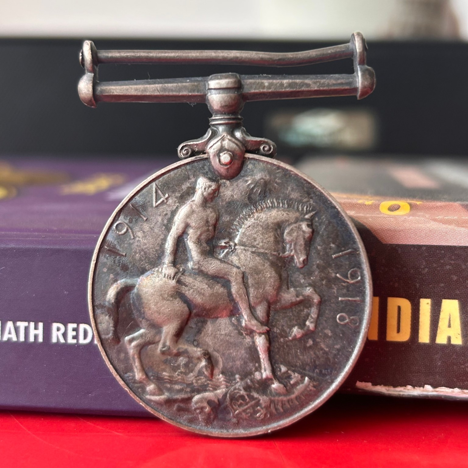 Extremely Rare World War 1st Silver Medal of George V King Emperor ...