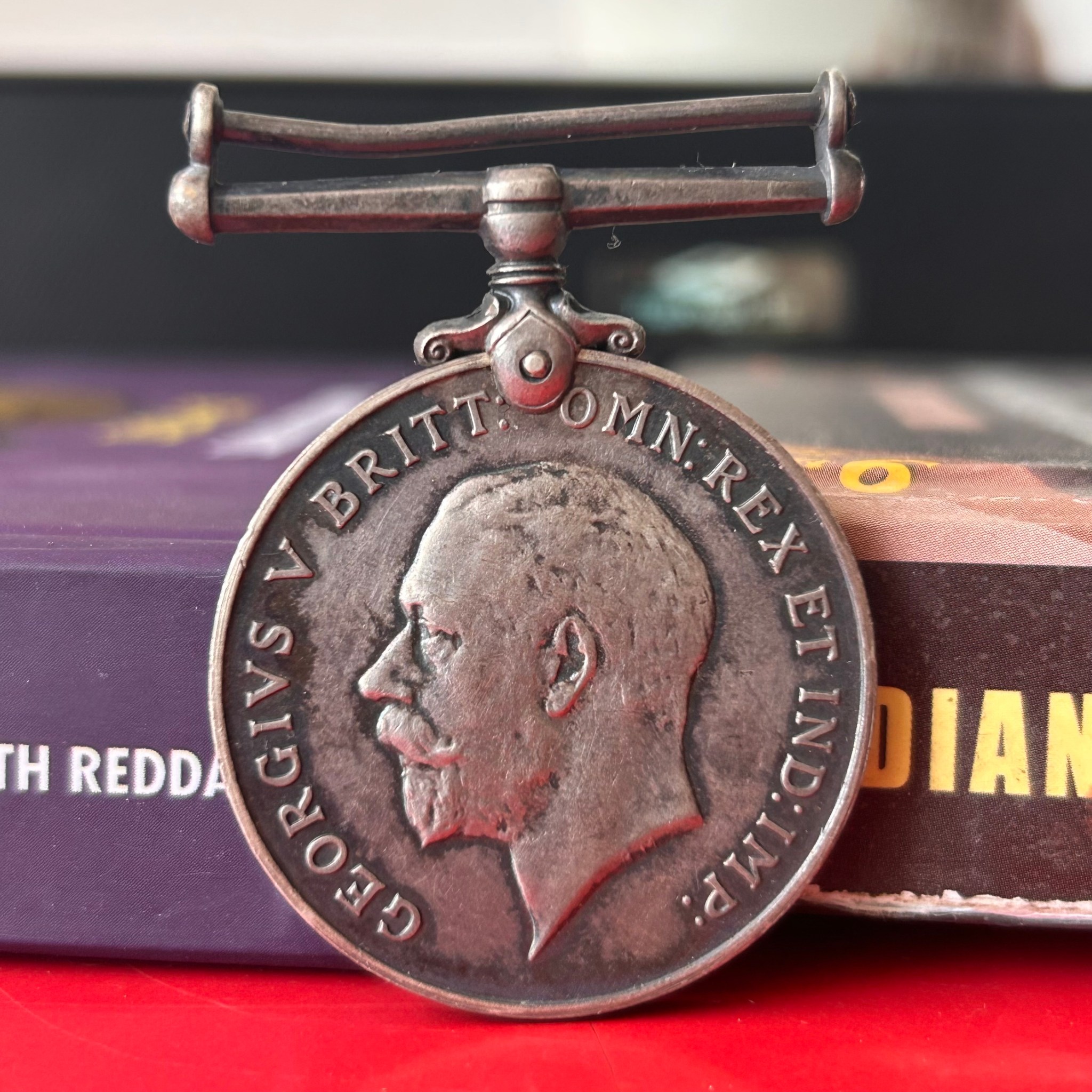 Extremely Rare World War 1st Silver Medal of George V King Emperor ...