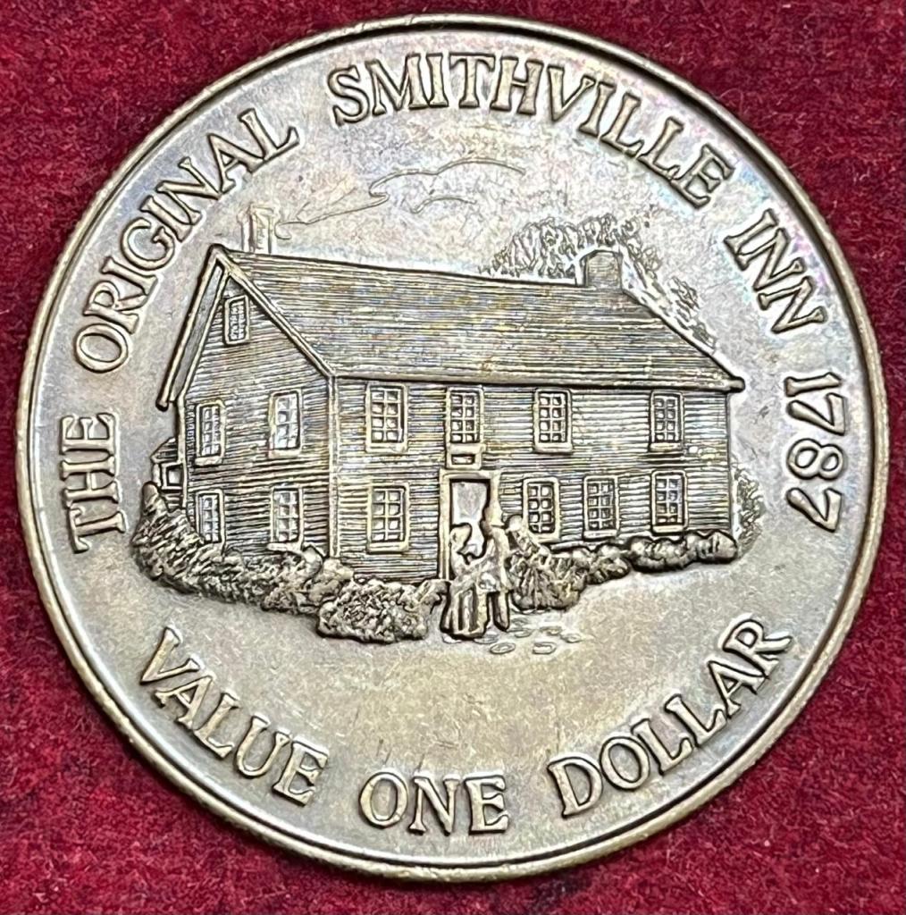 THE ORIGINAL SMITHVILLE INN 1787 ONE DOLLAR RARE COIN #S-71 ...
