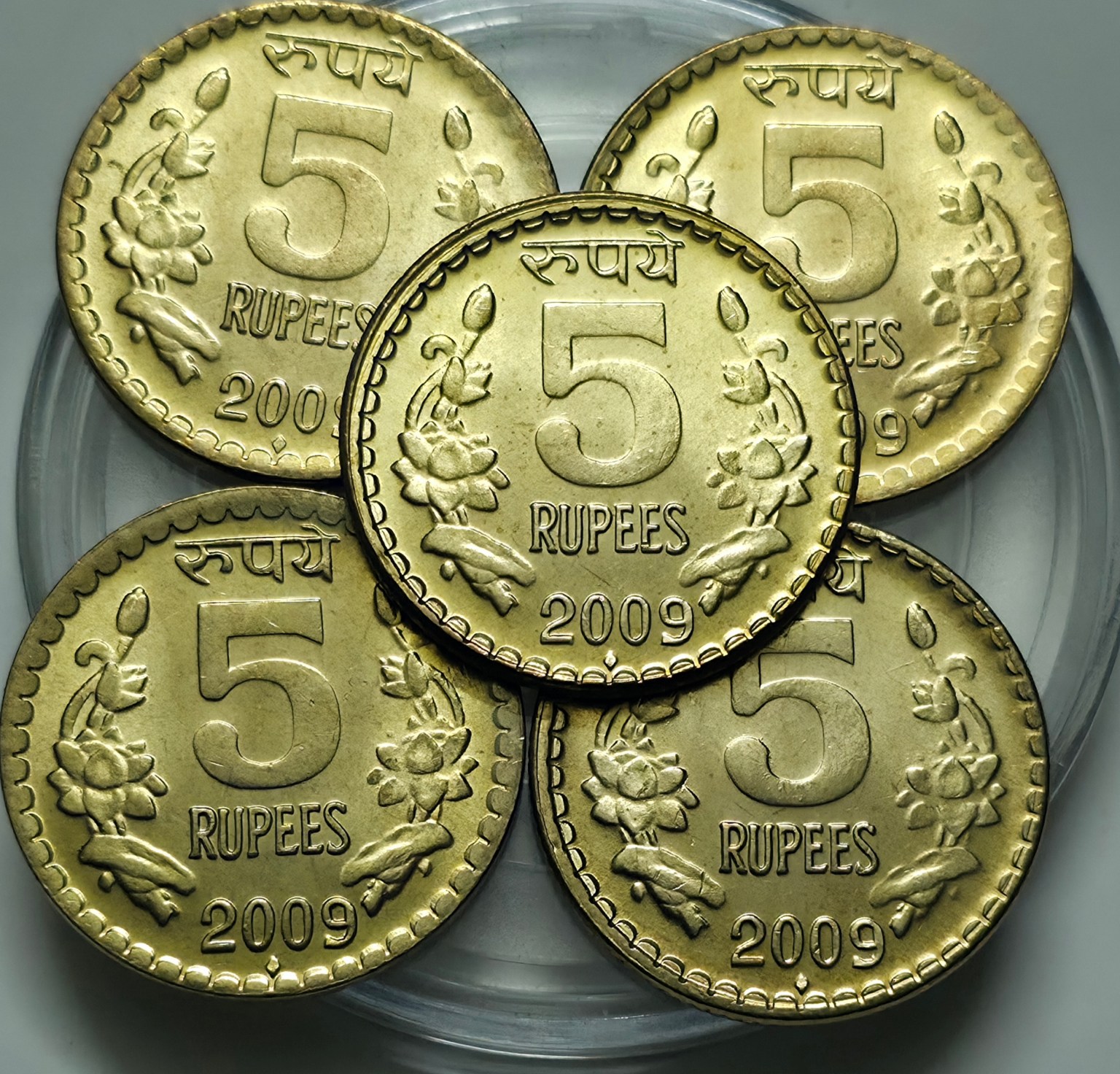 5 Rs 2009 Mumbai Mint Coin Unc – Coinbazzar.com