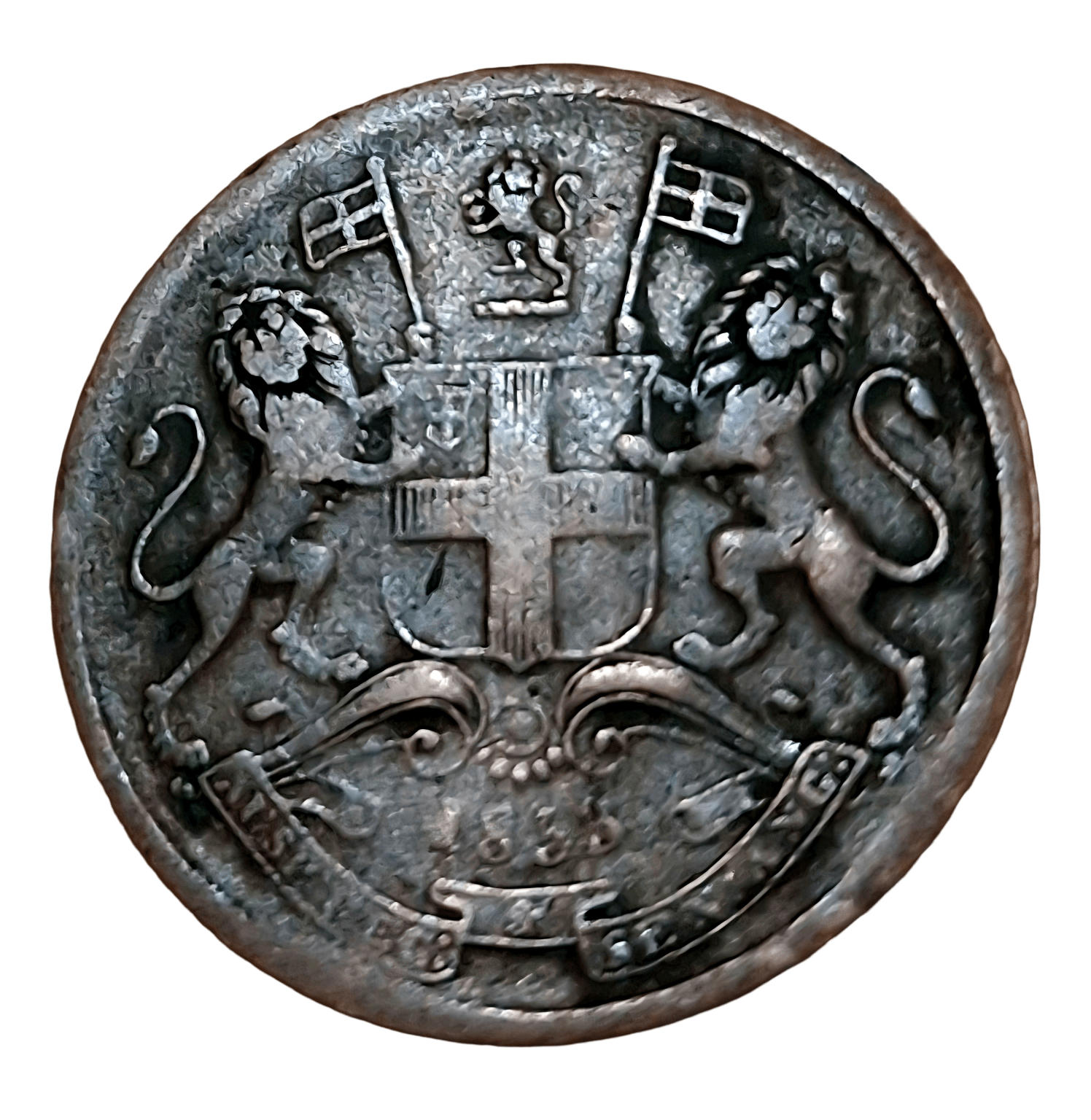 British India Copper 1/2 PICE Year 1853 EAST INDIA COMPANY **RARE ...
