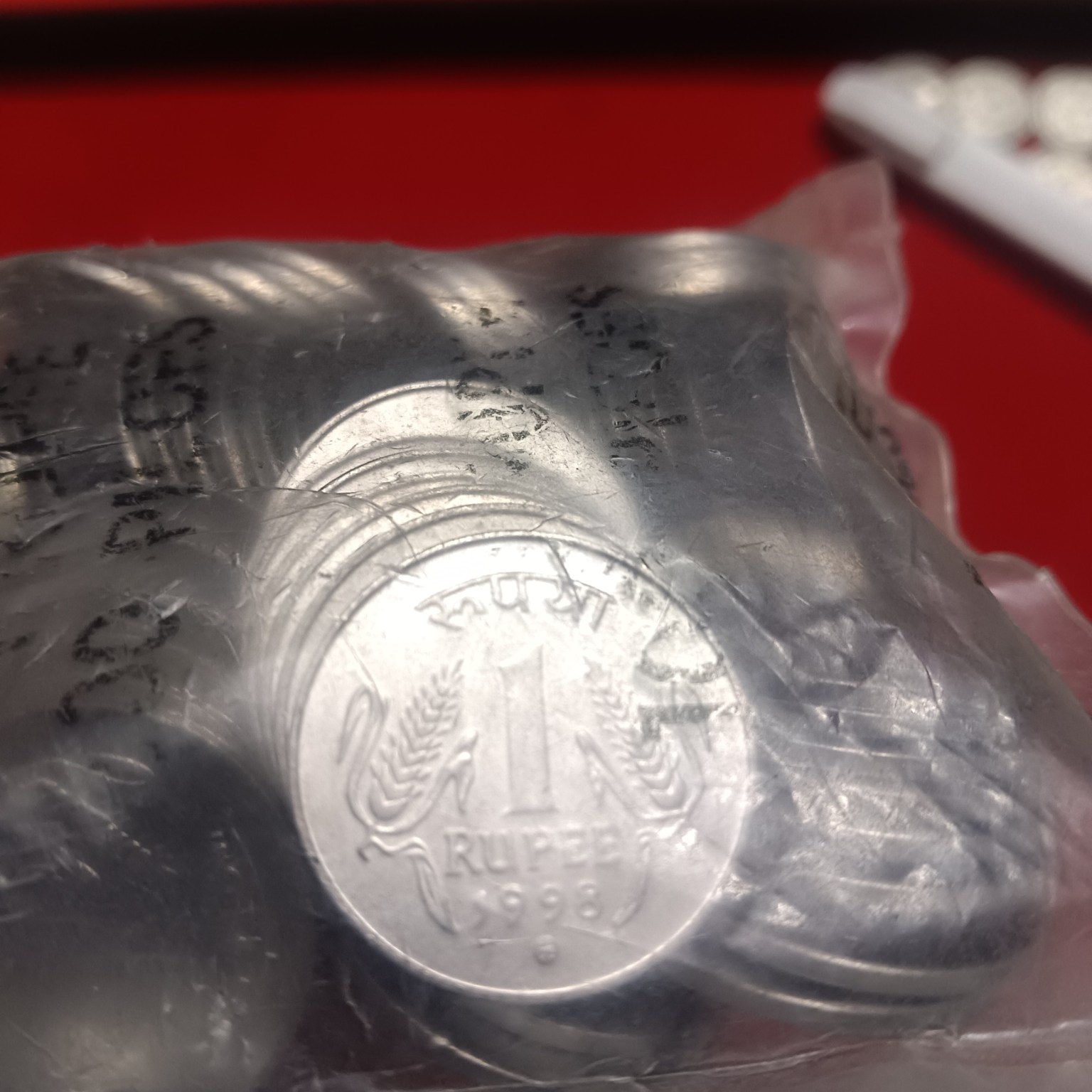 One Rs Coins Very Rare FSS 1998 Year Moscow Mint RBI Sealed Packet ...