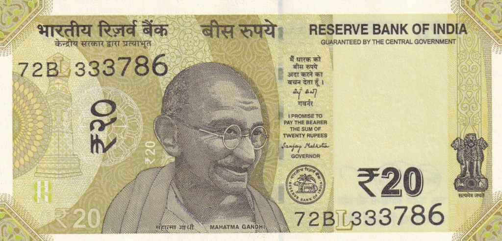 333786 Fancy Number 20 Rupees Governor Sanjay Malhotra Rare UNC Note ...