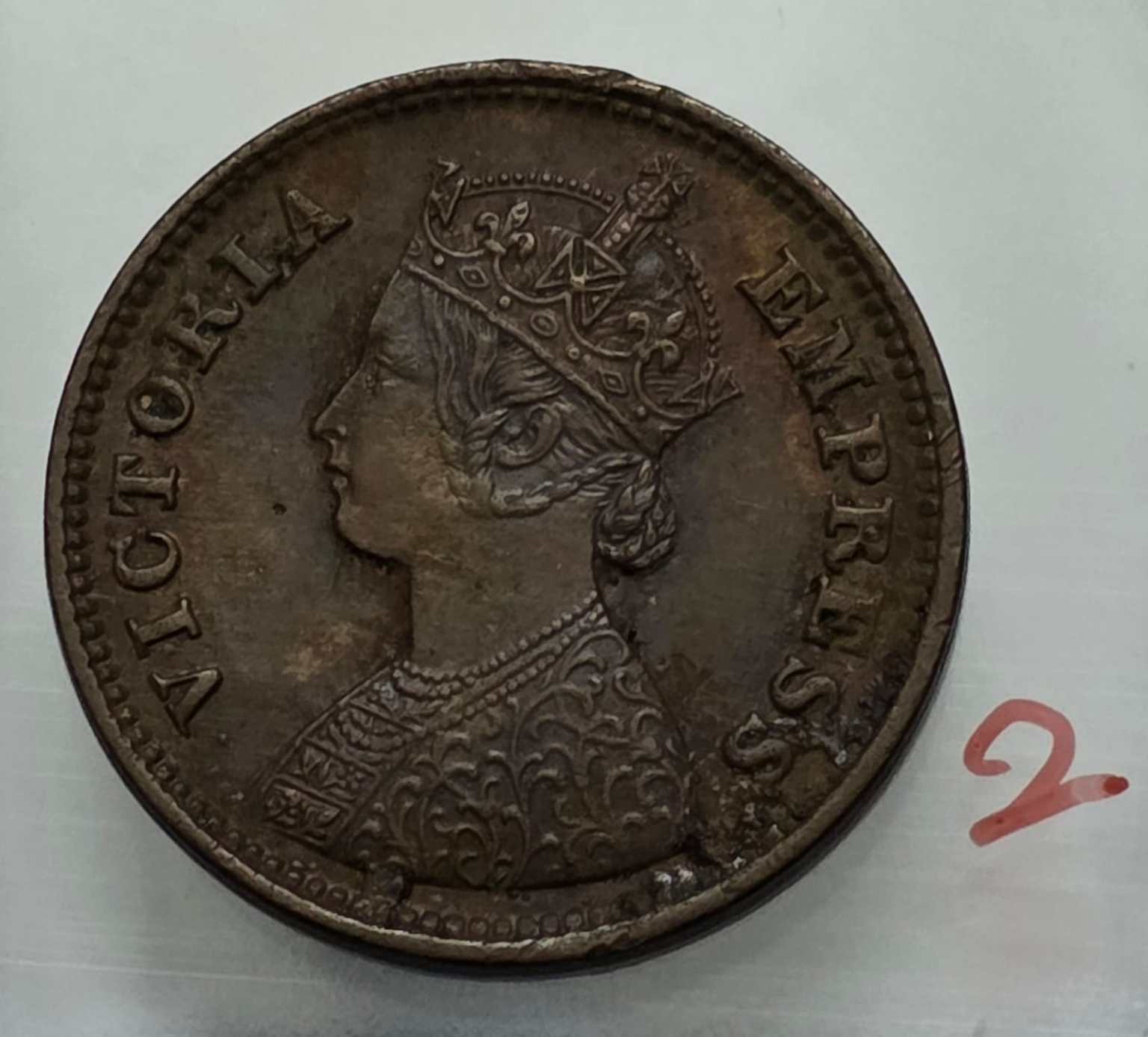 British India Victoria 1/2 Pice 1901 Copper Coin High Grade ...