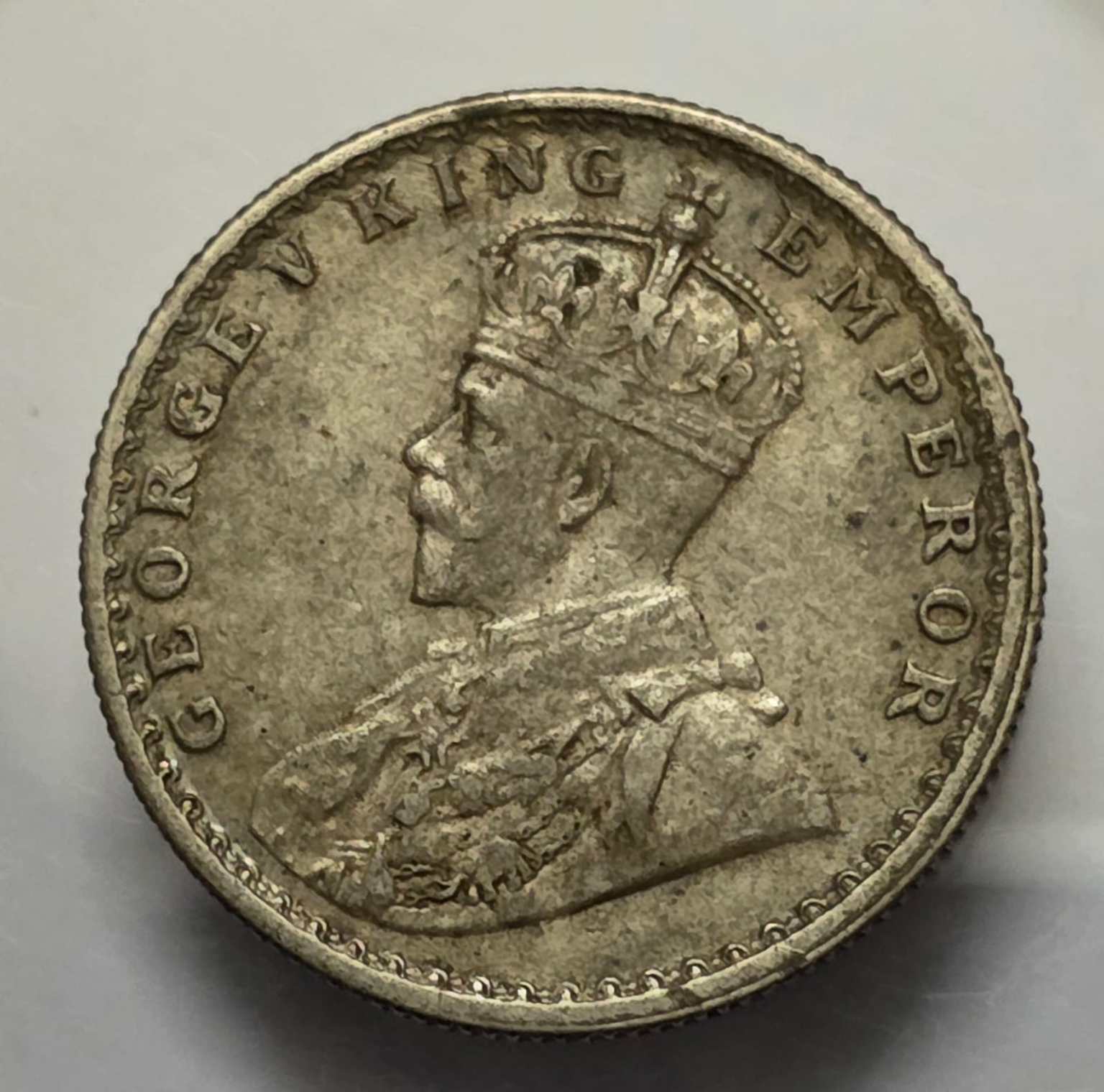 British India George V Half Rupee 1926 Silver Coin High Grade ...