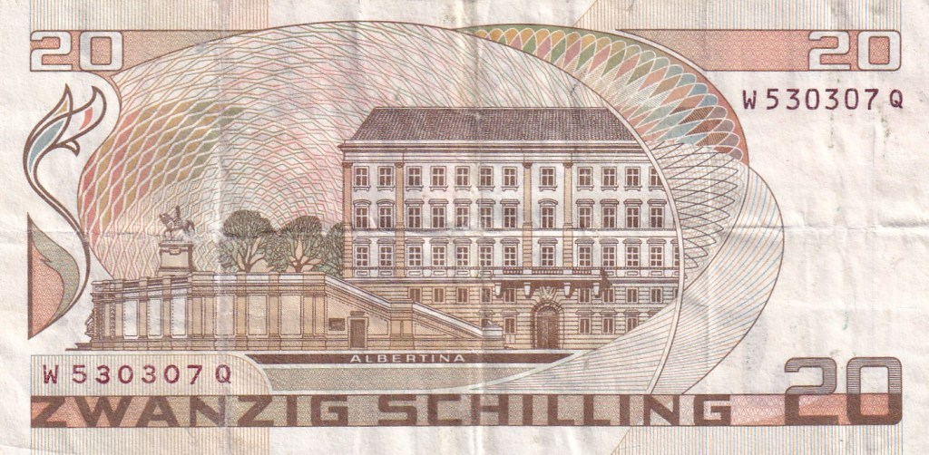 Austria 20 Schilling Rare Bank Note – Coinbazzar.com