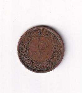 British India 1/2 Pice 1903 Edward VII Rare Coin#D-133 - Coinbazzar.com
