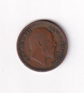 British India 1/2 Pice 1903 Edward VII Rare Coin#D-133 - Coinbazzar.com