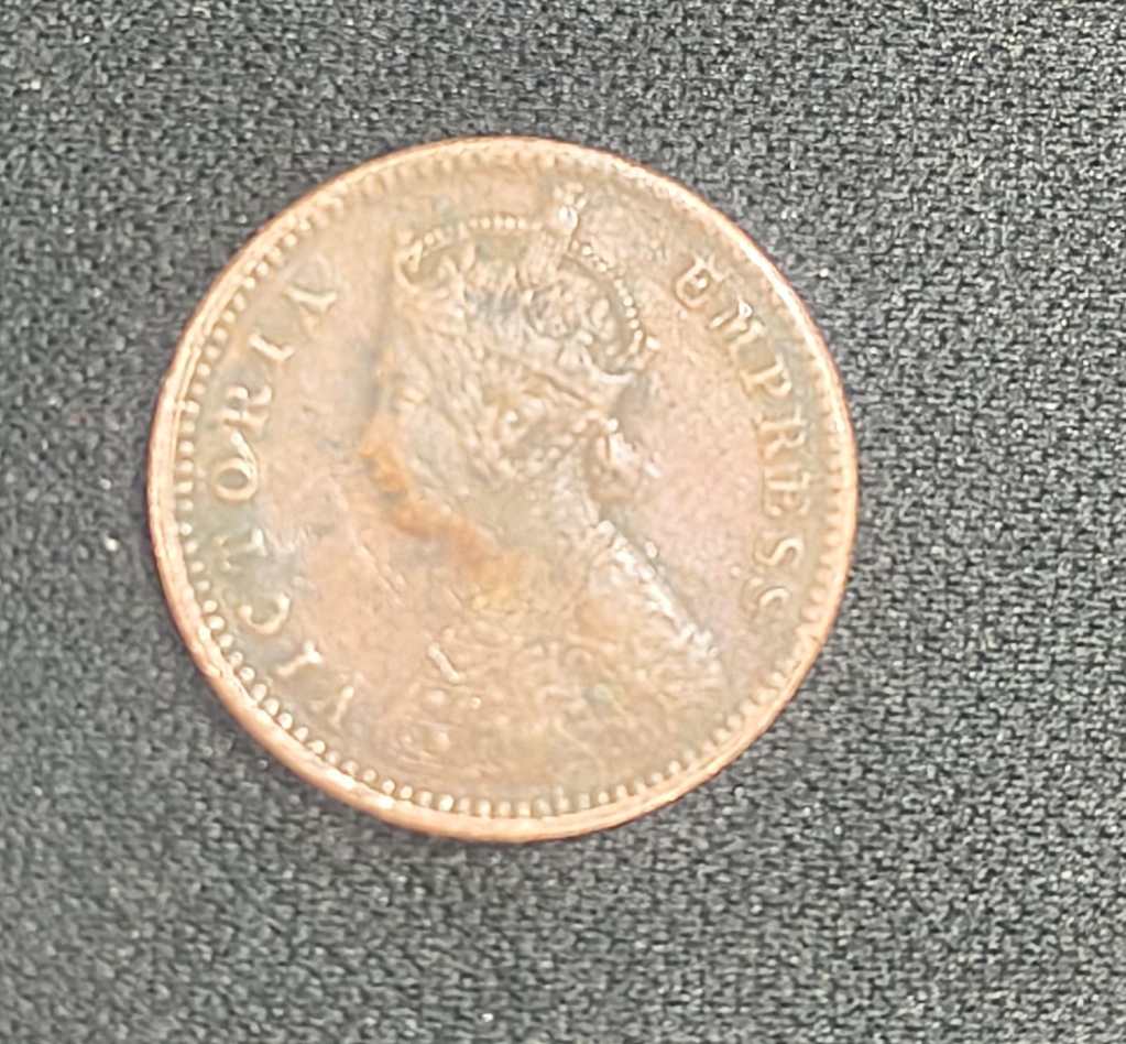 British India 1/12 Anna 1897 Victoria Rare Coin #I-261 - Coinbazzar.com