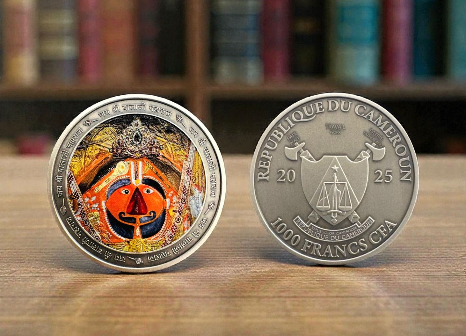 Salasar Balaji Hindu God Series 2025 1000 Francs Cameroon Mintage only ...
