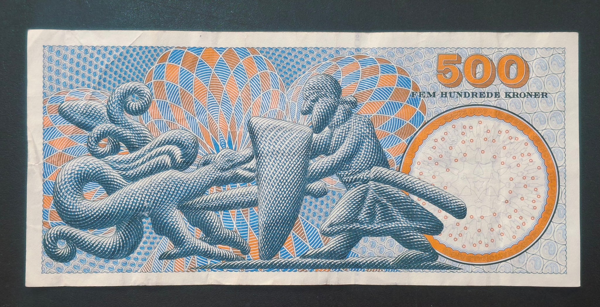 Denmark 500 Kroner Famous Men and Women Rare World Note #B2 ...
