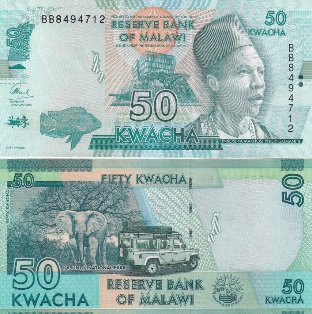 Malawi 50 kwacha GEM UNC Rare Note – Coinbazzar.com