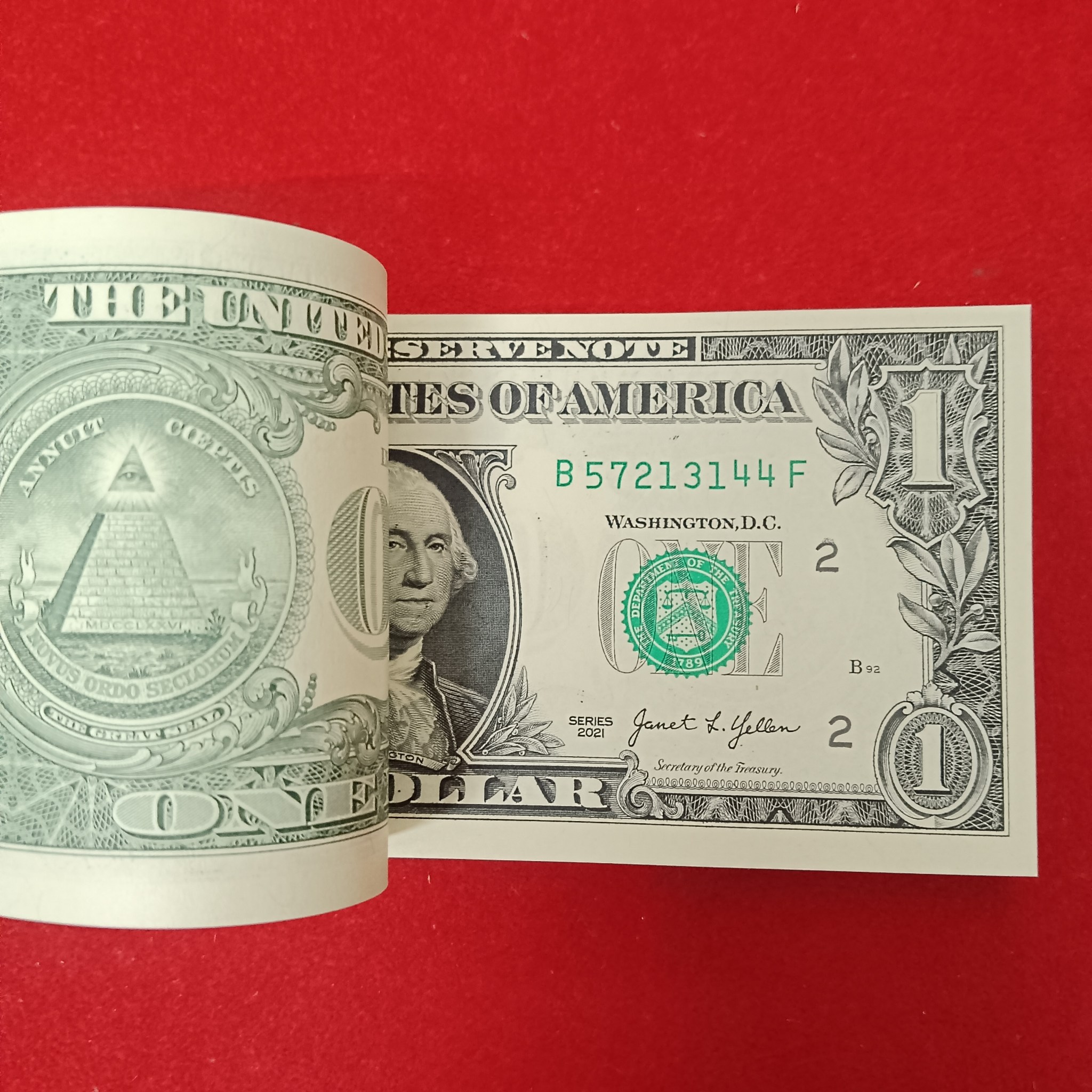 Extremely Rare One Dollar Serial Full Bundle Gem Bunc Condition United ...