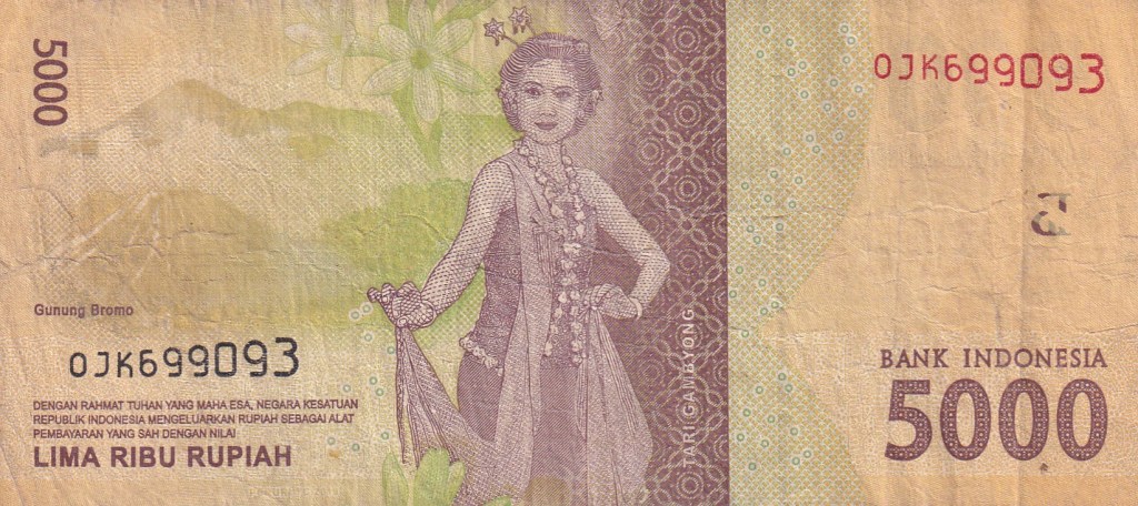 Indonesia 5000 Rupiah Rare Note#B2 – Coinbazzar.com
